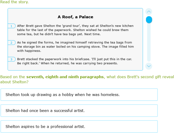 IXL - Analyse short stories: set 1 (Grade 11 English practice)